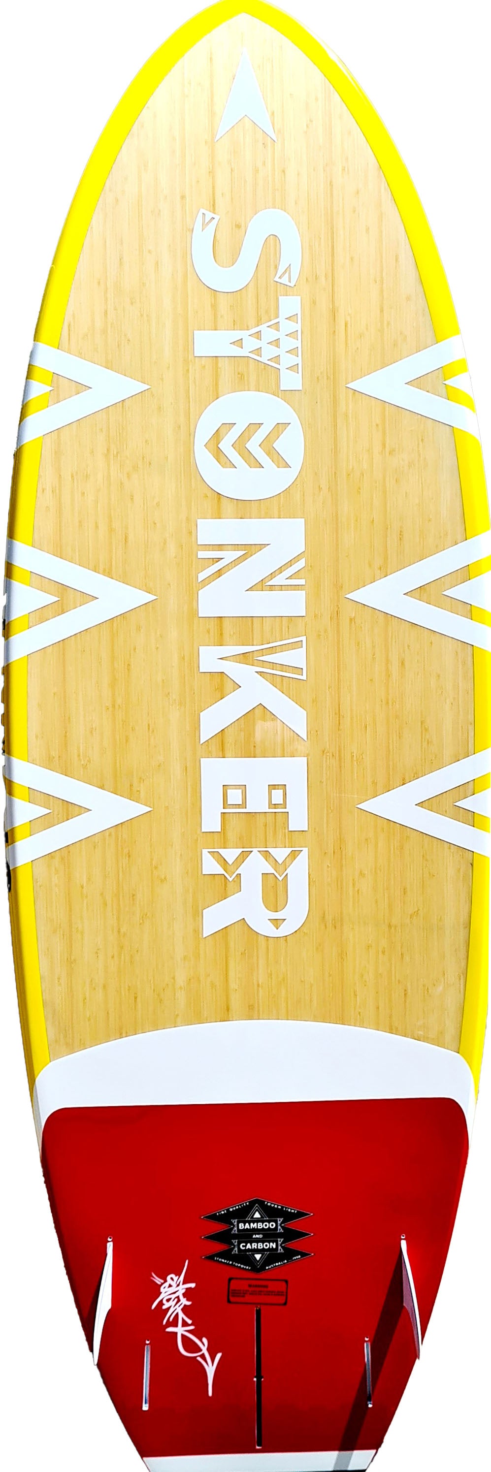 Stonker 8'5" x 30" 115L Bamboo Carbon SUP